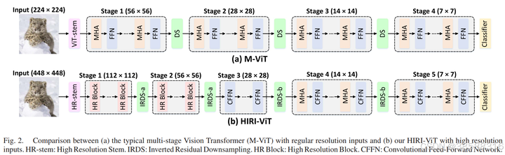 TPAMI 2024 | HIRI-ViT：具有高分辨率输入的缩放视觉Transformer - 知乎