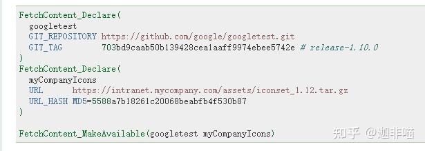 CMake+FetchContent_Declare+AddInt简单测试 - 知乎