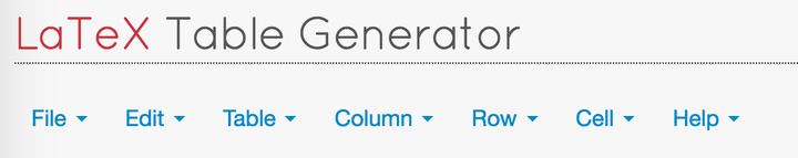 如何快速在线生成latex表格 - 知乎