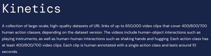 【Tiny-Kinetics-400】Kinetics-400迷你数据集 - 知乎