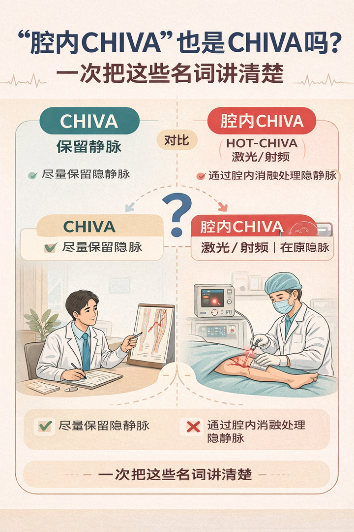 “腔内 CHIVA”也是 CHIVA 吗？一次把这些名词讲清楚 - 知乎